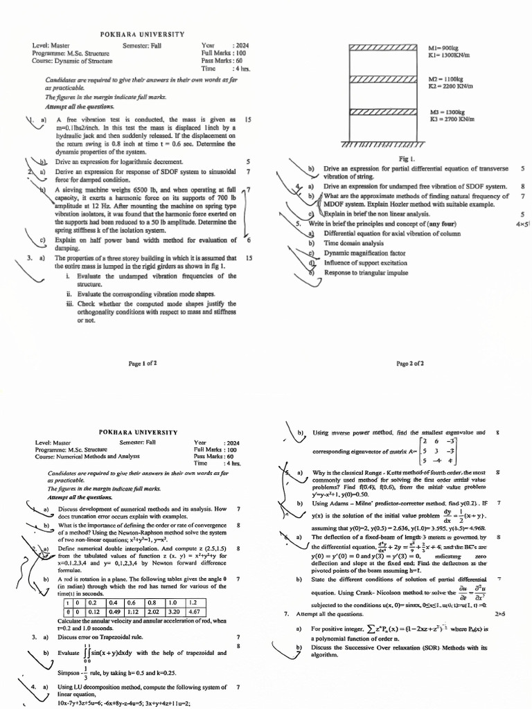 2024 Fall Exam Questions | PDF