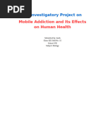 Smartphone Usage Questionnaire | PDF