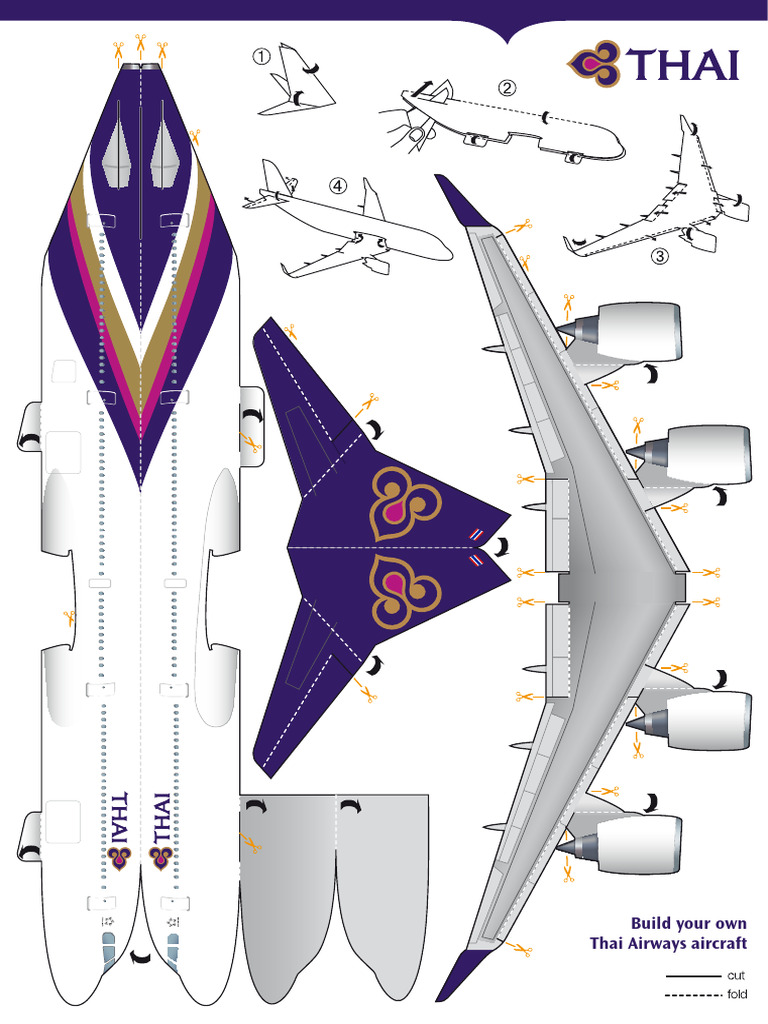 I Fly THAI Paper Plane | PDF