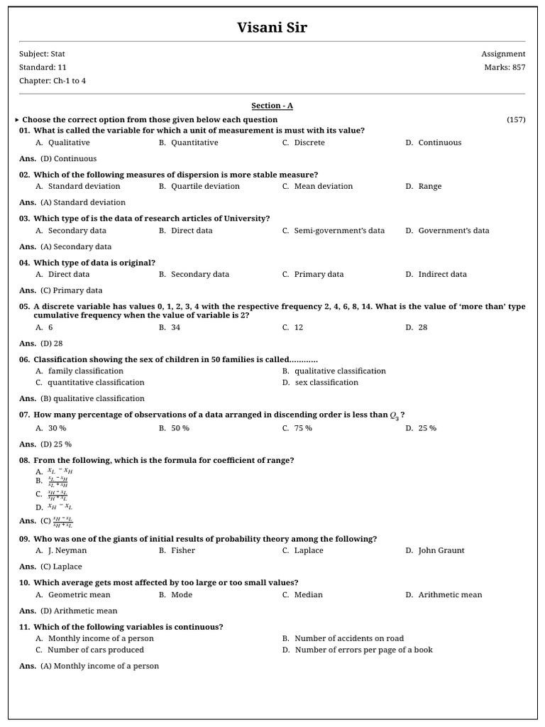 Stat 11 Youth Education 568 | PDF | Mean | Median