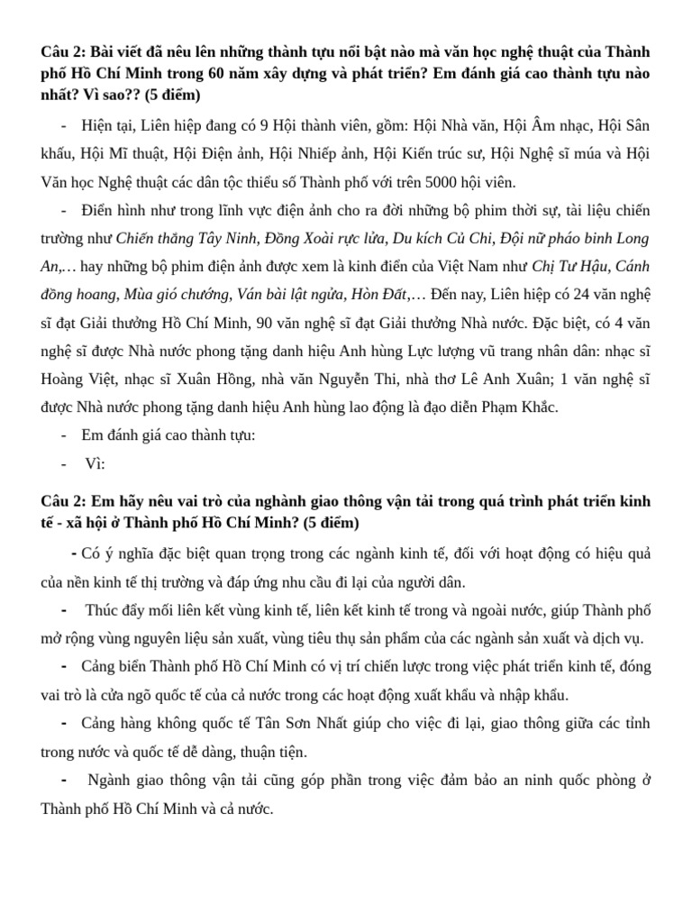 Đề Cương GDĐP 12 HK1 | PDF