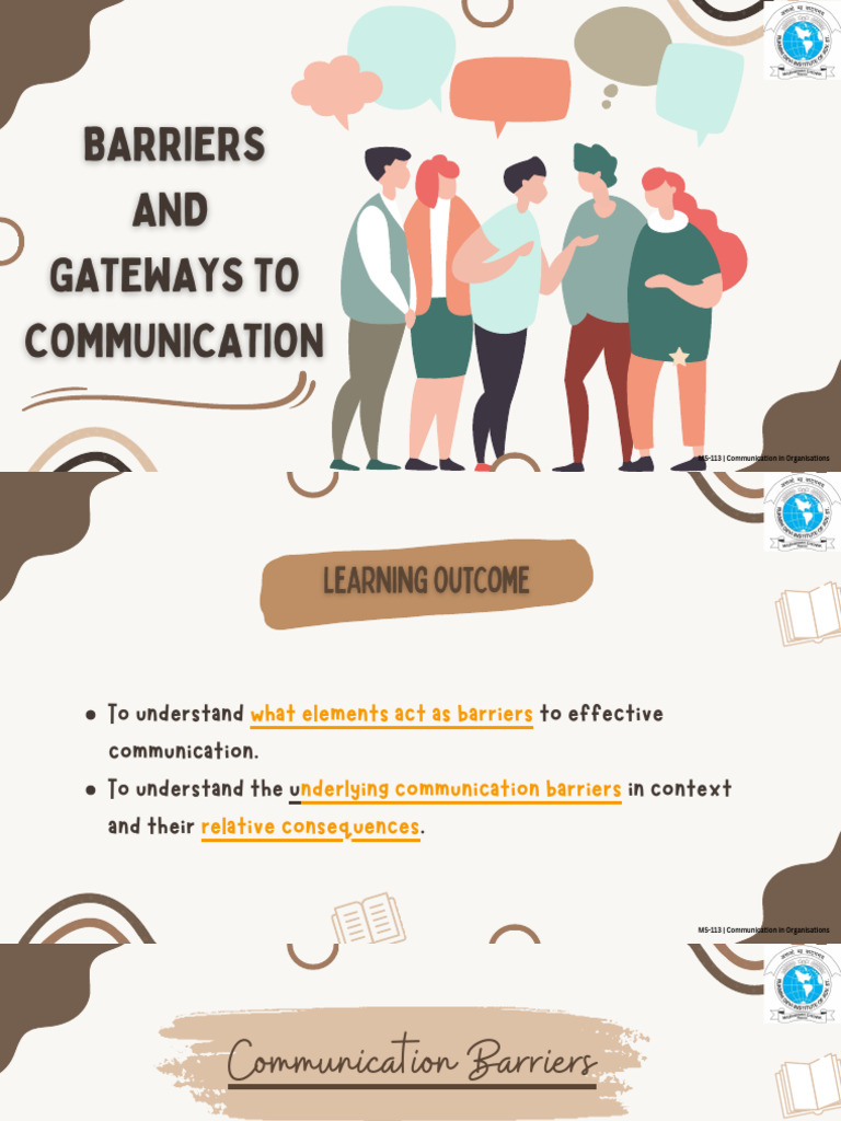 Overcoming Communication Barriers | PDF | Communication | Cognition