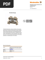 Weidmüller WDU 10 SL/EN Data Sheet | PDF | Electrical Connector ...