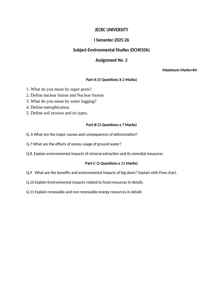 EVS Assignment 2 | PDF