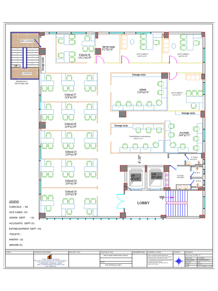 3rd Floor Furniture Layout Plan | PDF | Application Layer Protocols ...