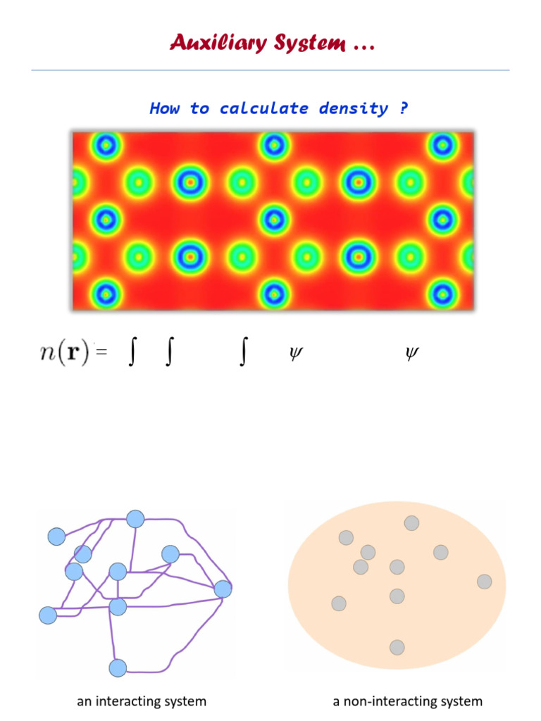 Understanding Auxiliary Systems in Density Calculations | PDF
