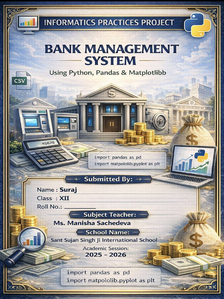 Suraj 12th Project 2025 | PDF | Python (Programming Language) | Comma ...