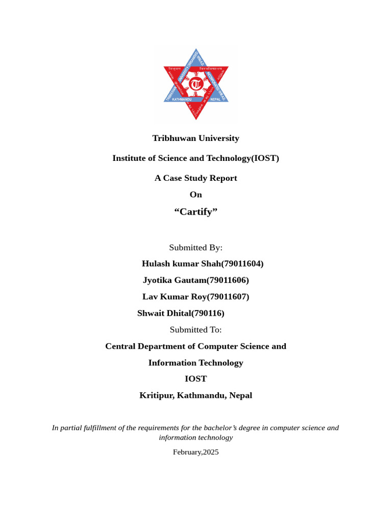 Only Front Page | PDF