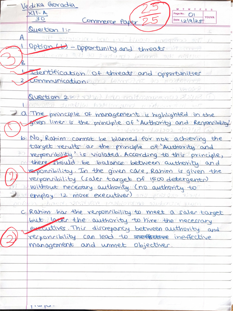 Commerce Test B | PDF