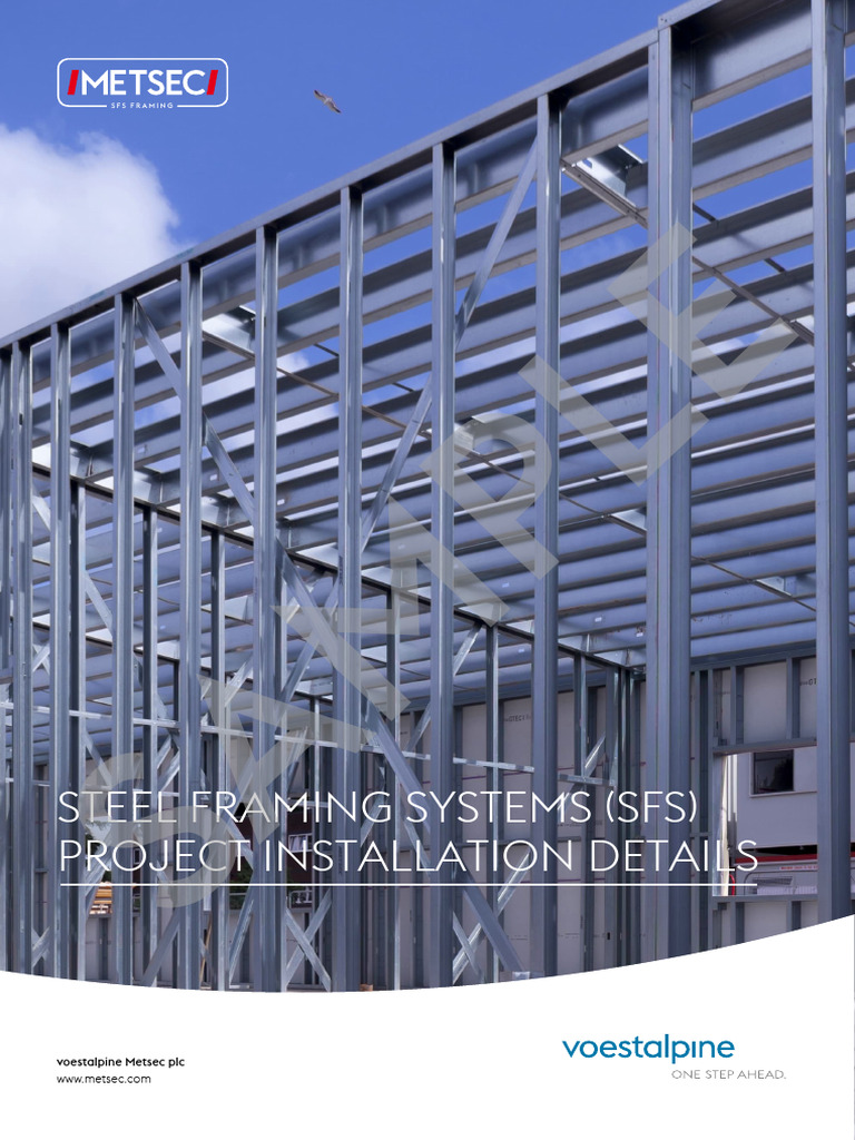 Metsec SFS Installation Guide | PDF | Building Information Modeling ...