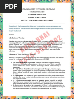 MUSTIE Weeding Guidelines Overview | PDF | Books | Science