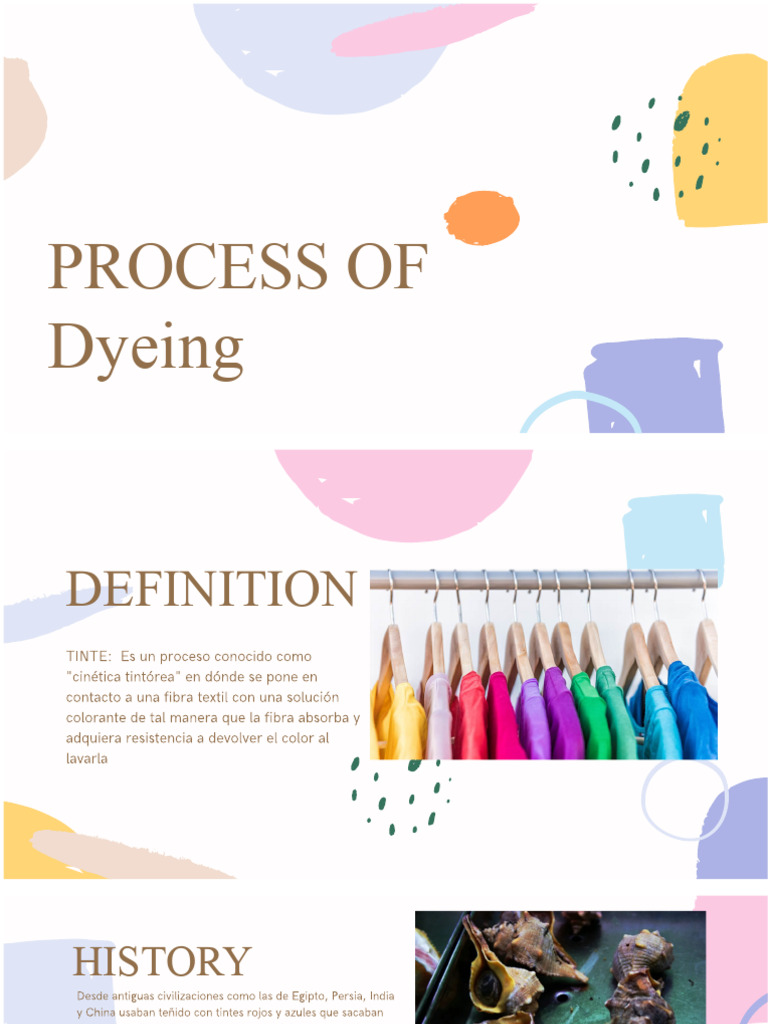 Dyeing Process | PDF