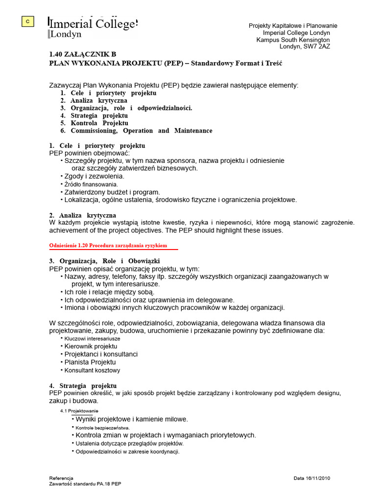 Przykład PeP | PDF