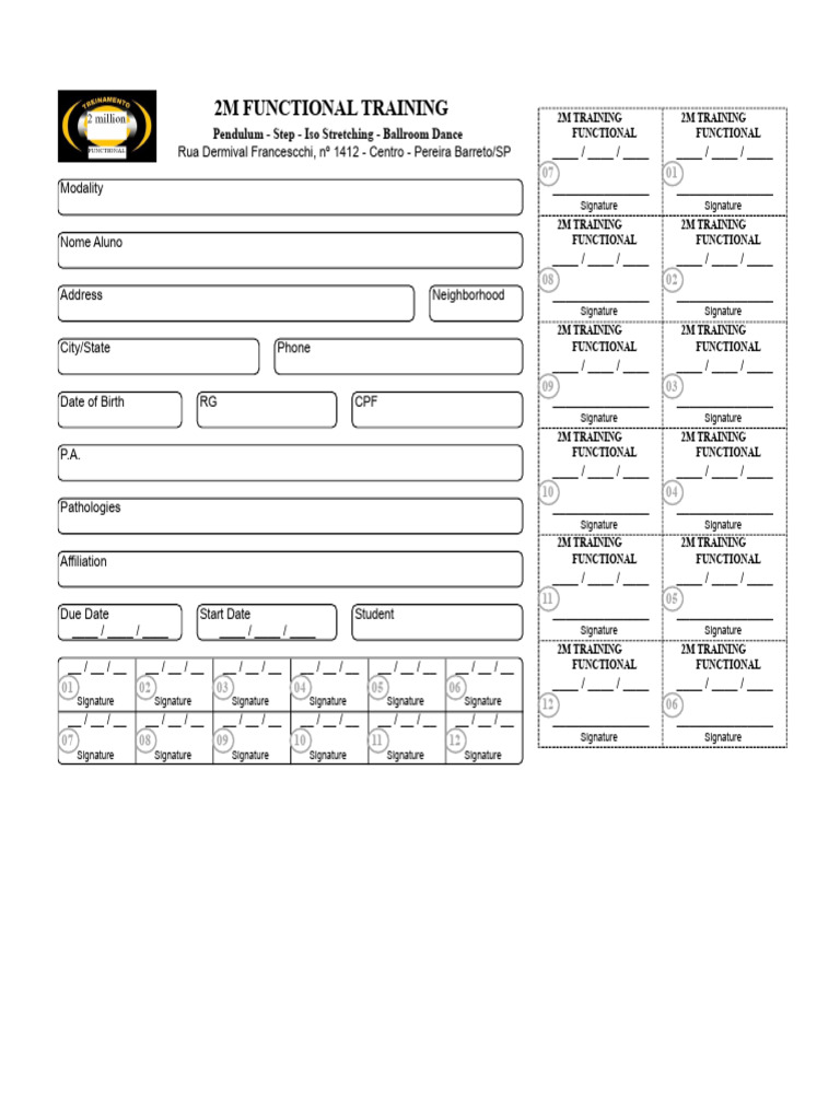 2M Functional Training Sheet | PDF | Authentication | Access Control