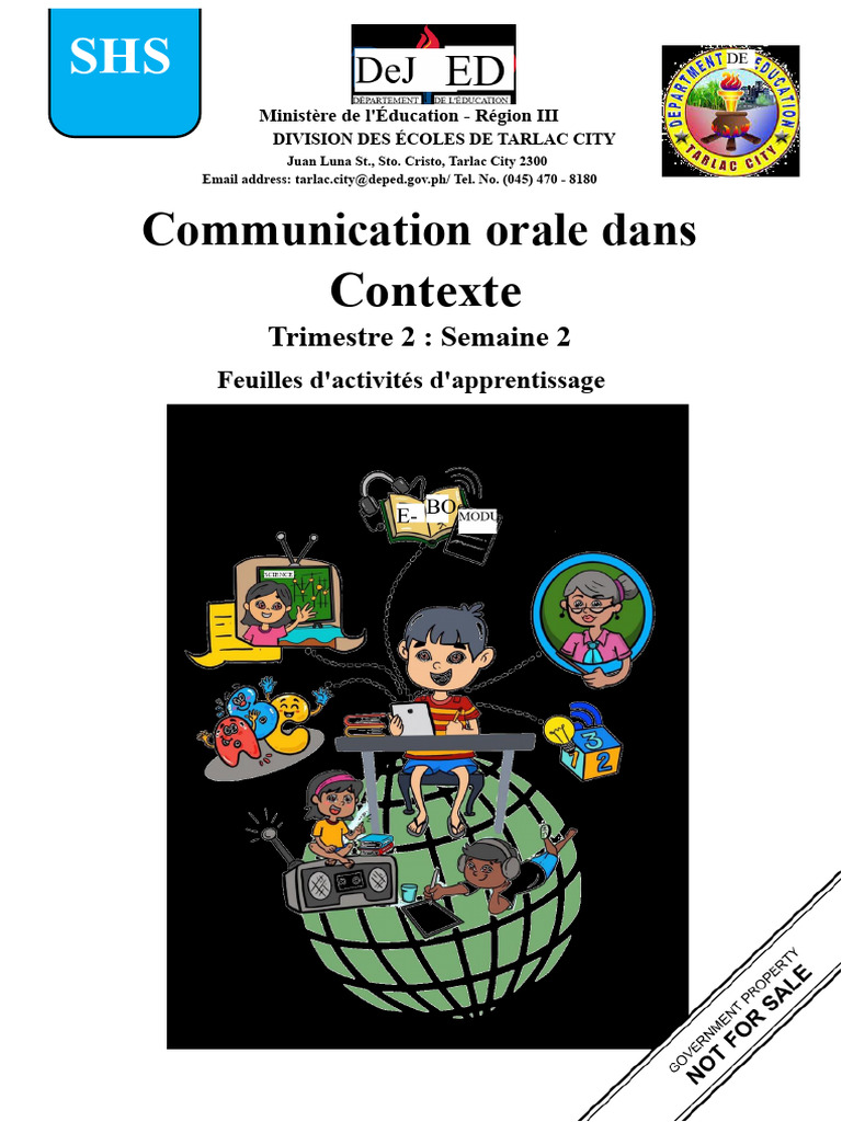 Stratégies de Communication Orale en Contexte | PDF | Discours ...