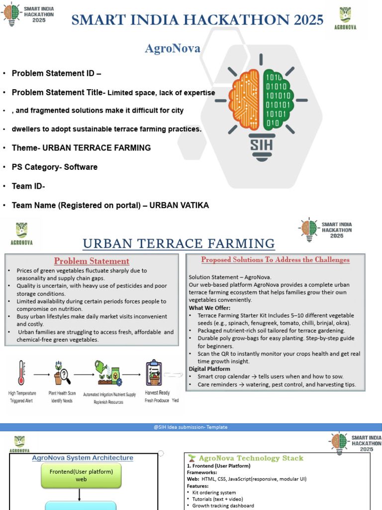 SIH FINAL - 104418 - Compressed | PDF | Agriculture
