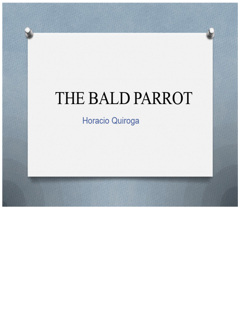 The Bald Parrot | PDF