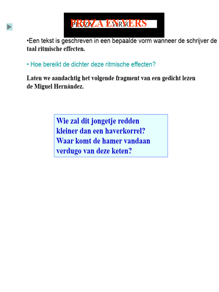 Vers, Rijm, | PDF