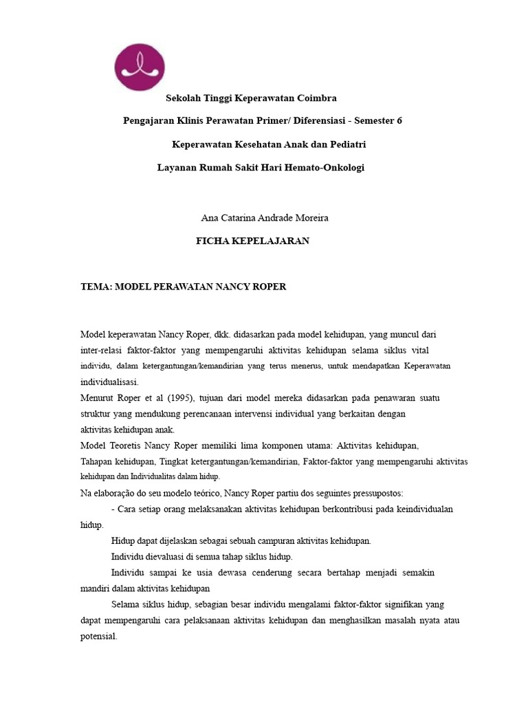 Kartu Nancy Roper | PDF
