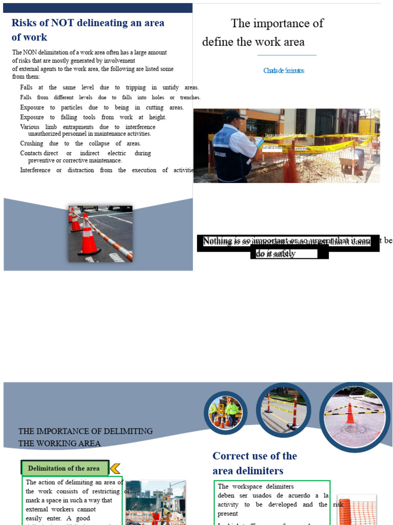 03.-Talk-The Importance of Defining the Work Area | PDF | Safety ...