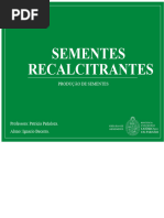 Sementes Ortodoxas e Recalcitrantes | PDF | Semente | Umidade