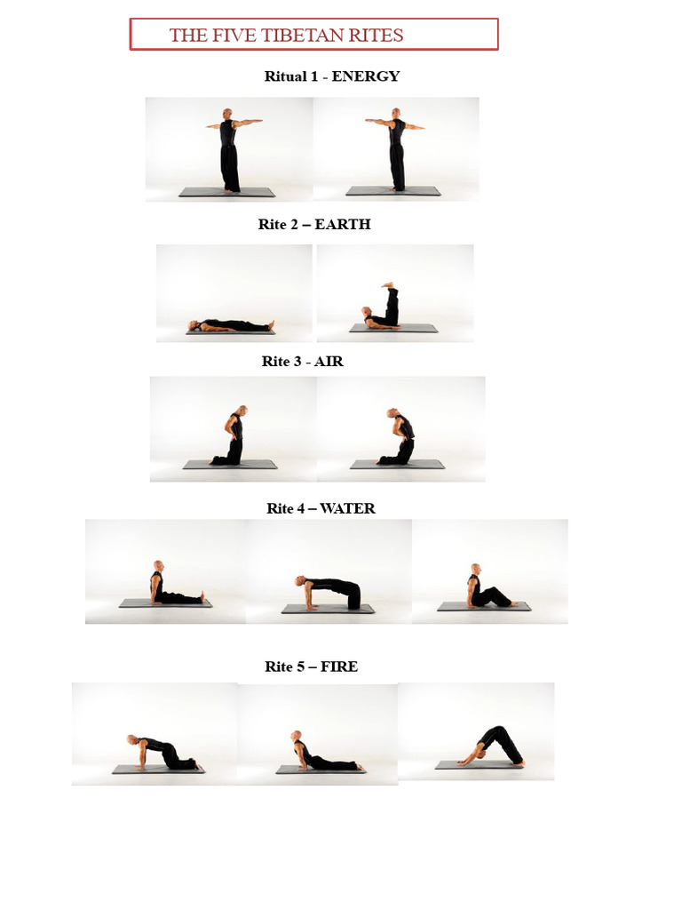 The 5 Tibetan Rites of Eternal Youth | PDF