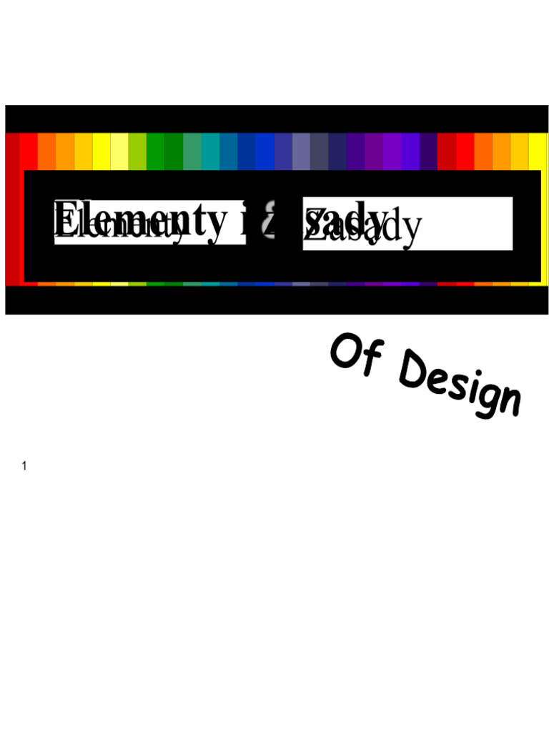 Elementy I Zasady Projektowania | PDF