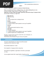 Cohen's Diet Plan | PDF