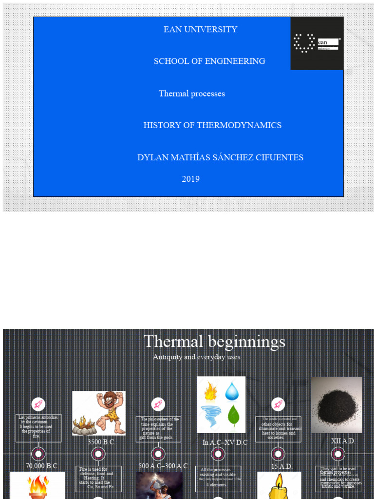 History of Thermodynamics.pptx | PDF | Heat | Temperature