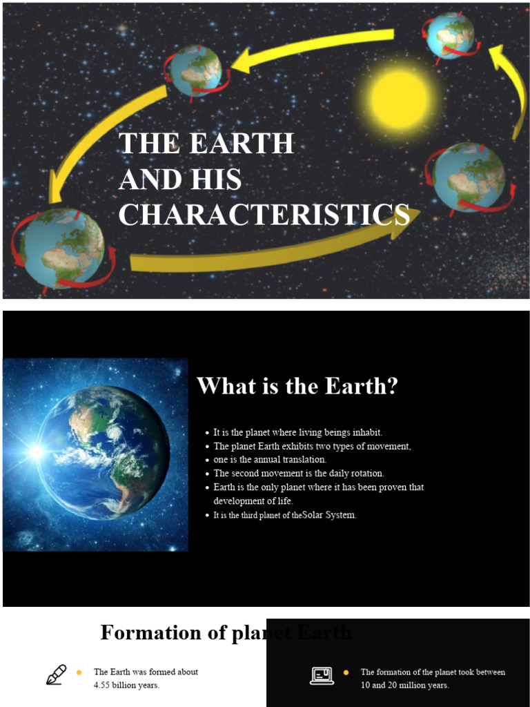 The Earth and Its Characteristics | PDF