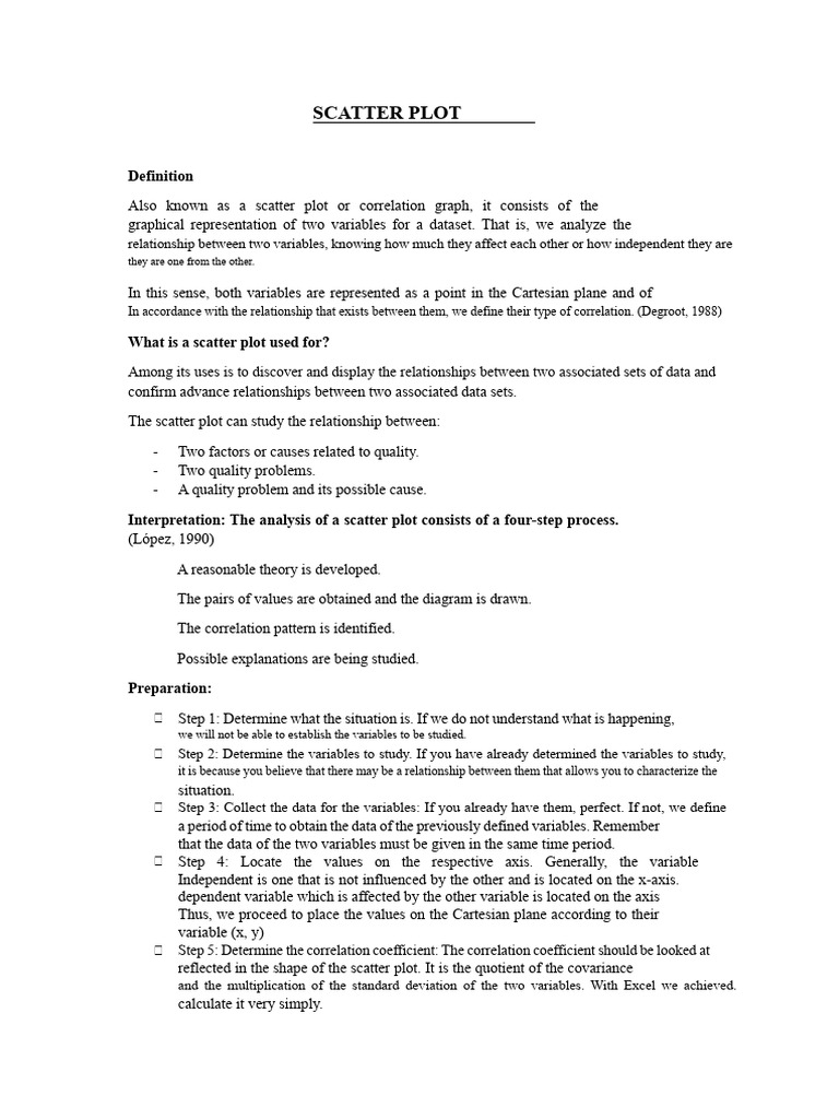 Understanding Scatter Plots and Correlation | PDF | Scatter Plot | Data ...