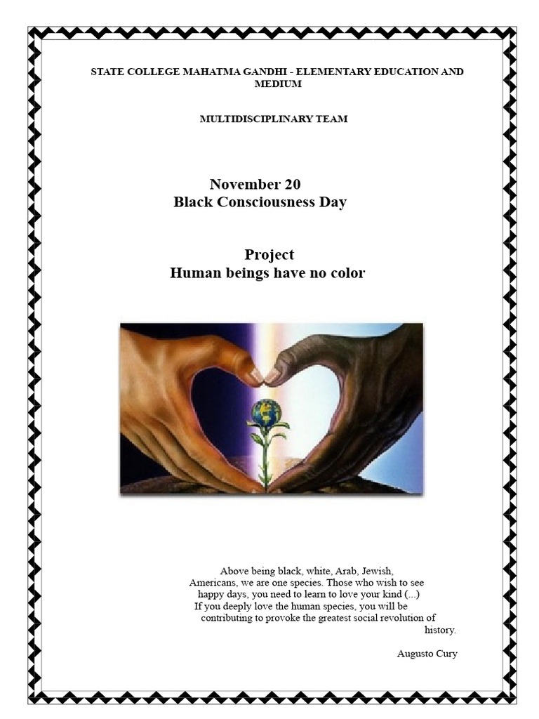 Black Consciousness Project | PDF