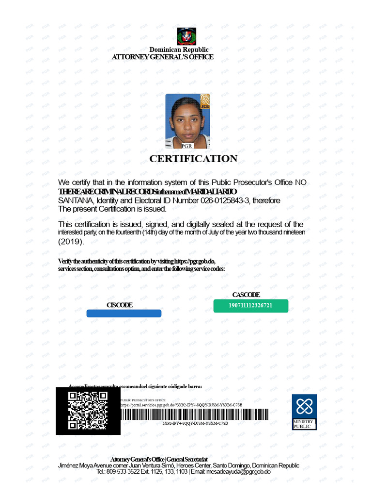 Good Conduct Certificate PDF | PDF