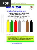 Gas Cylinder Colour Coding Guide | PDF | Argon | Nitrous Oxide