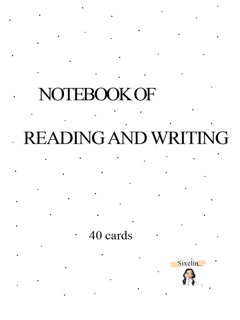 READING AND WRITING NOTEBOOK | PDF | Literacy | Writing