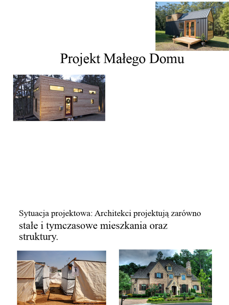 Projekt Małego Domu | PDF