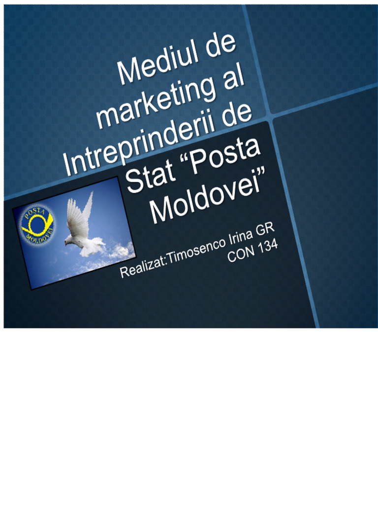 Moldova Post: Services & Internal Structure | PDF | Mail | United ...