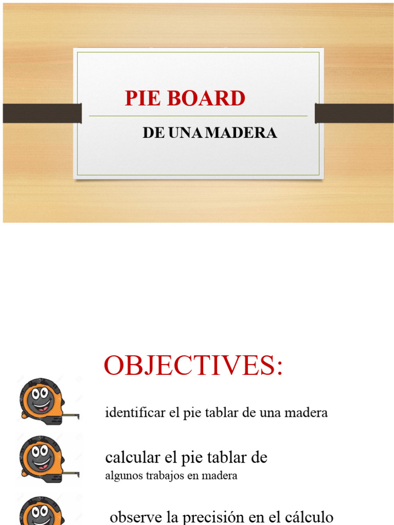 Cómo Calcular el Pie Tablar de Madera | PDF | Volumen | Cantidad