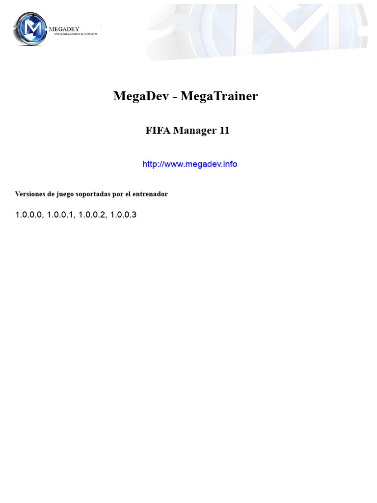 FIFA Manager 11 | PDF | Deportes | Implementos de escritura