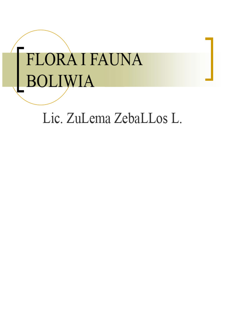 Flora I Fauna | PDF