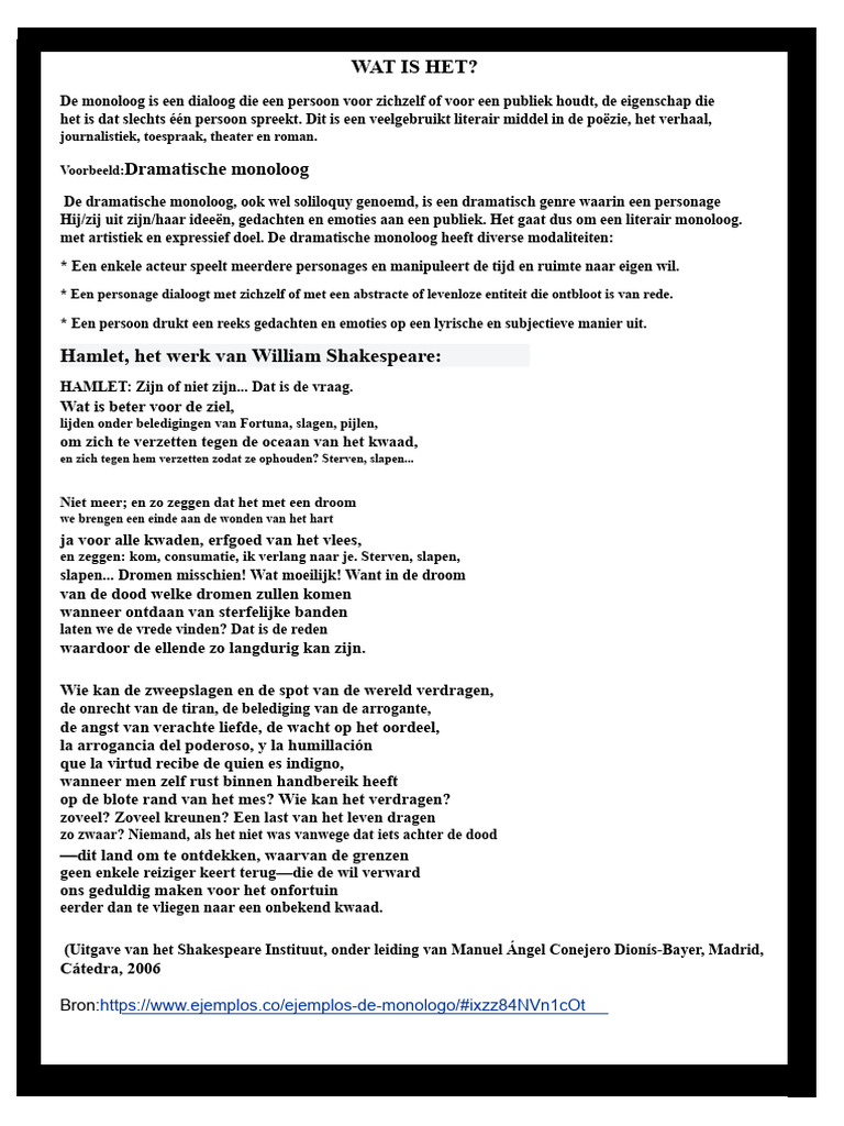 Monoloog | PDF