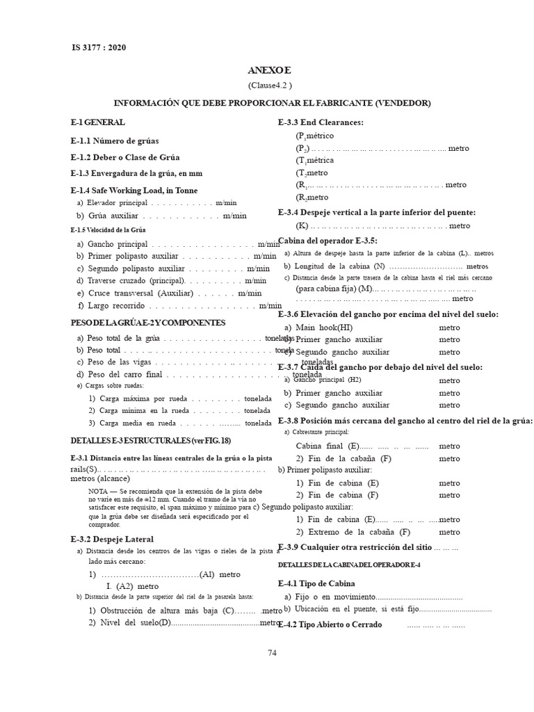 Anexo - E IS 3177 2020 | PDF | Aislador (Electricidad) | Embrague
