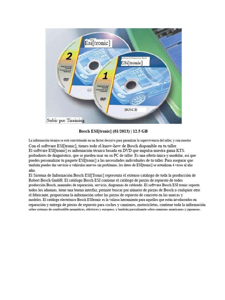 Bosch ESI Tronic 2013 | PDF