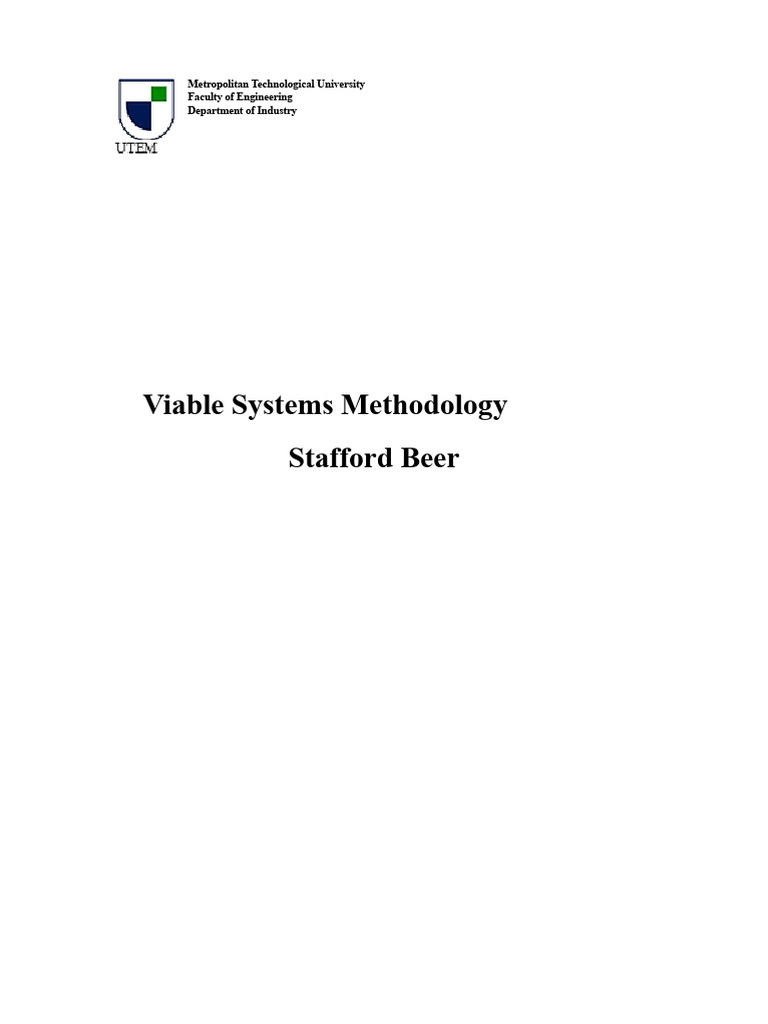 Viable System Model Beer | PDF | Cybernetics | System