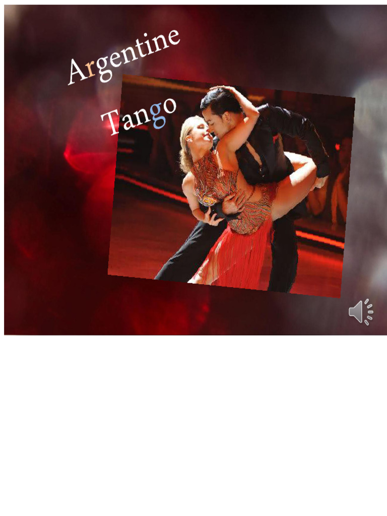 Introducción al Tango Argentino: Pasión y Estilo | PDF | Bailes ...