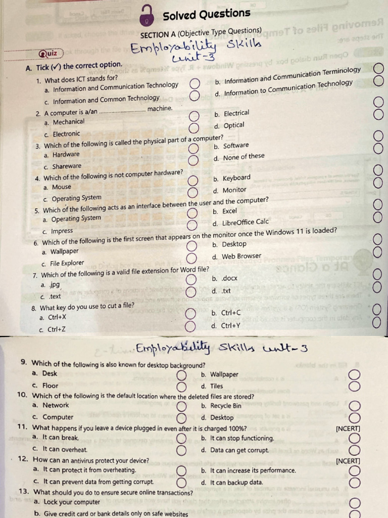 Class X AI ICT questions | PDF