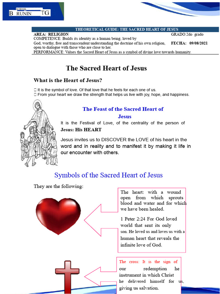 Miss Milagros - Week 02 - V Unit - Religion - The Sacred Heart of Jesus ...