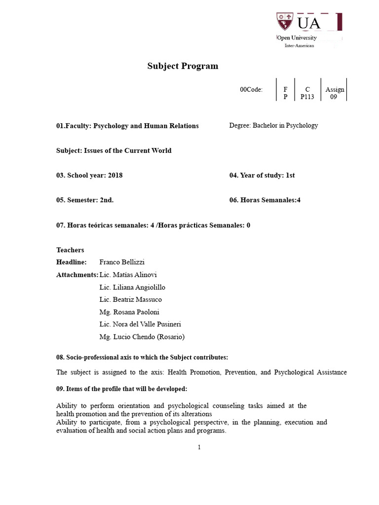 P11309 - Current World Issues | PDF | Psychology | Society