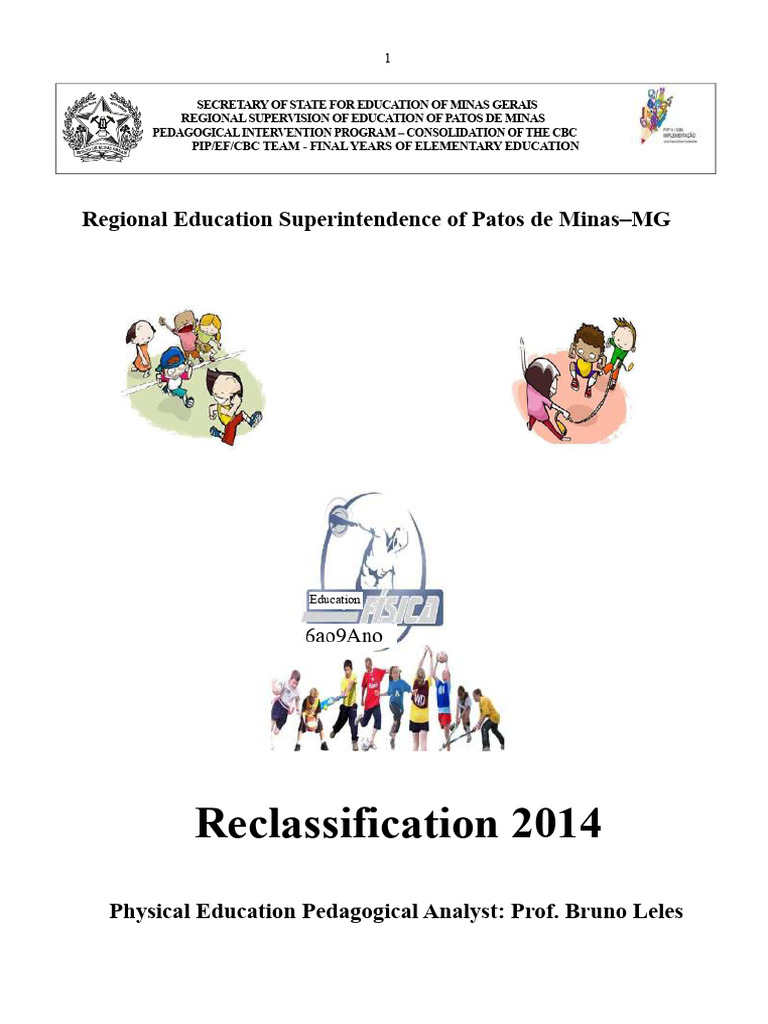 Physical Education - Reclassification - 6th Grade | PDF | Association ...