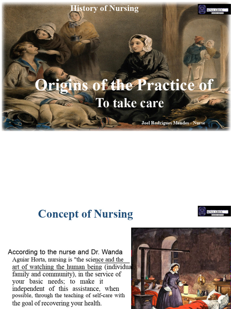 CLASS 01 - ORIGIN OF NURSING | PDF | Nursing | Florence Nightingale